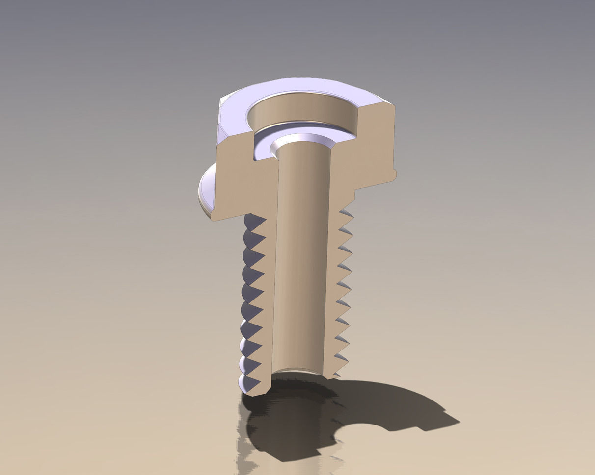 Vent bolt free 3D model | CGTrader
