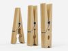 3D model Wooden Clothespin PBR VR / AR / low-poly rigged animated ...