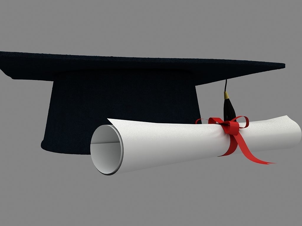 Graduation Cap 3D model | CGTrader