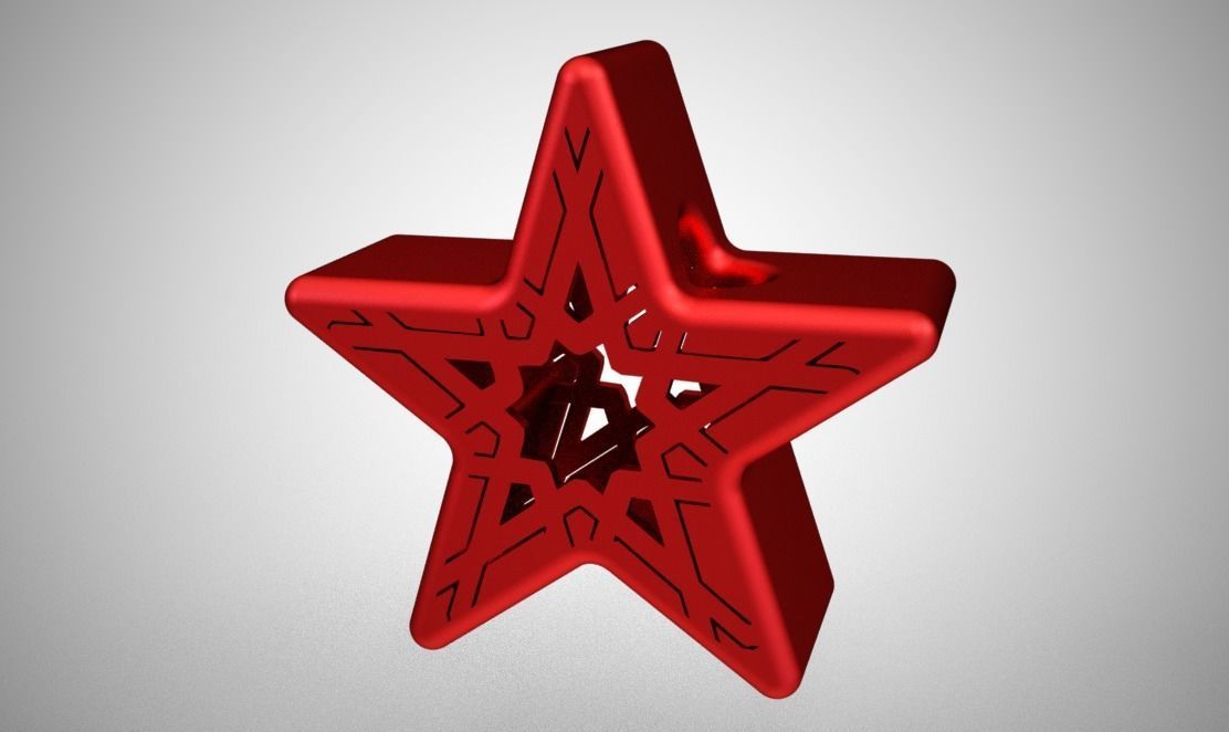 Star Bead 3D model 3D printable | CGTrader