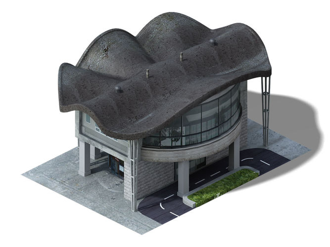 Heterogeneous - Building 02 3D model | CGTrader