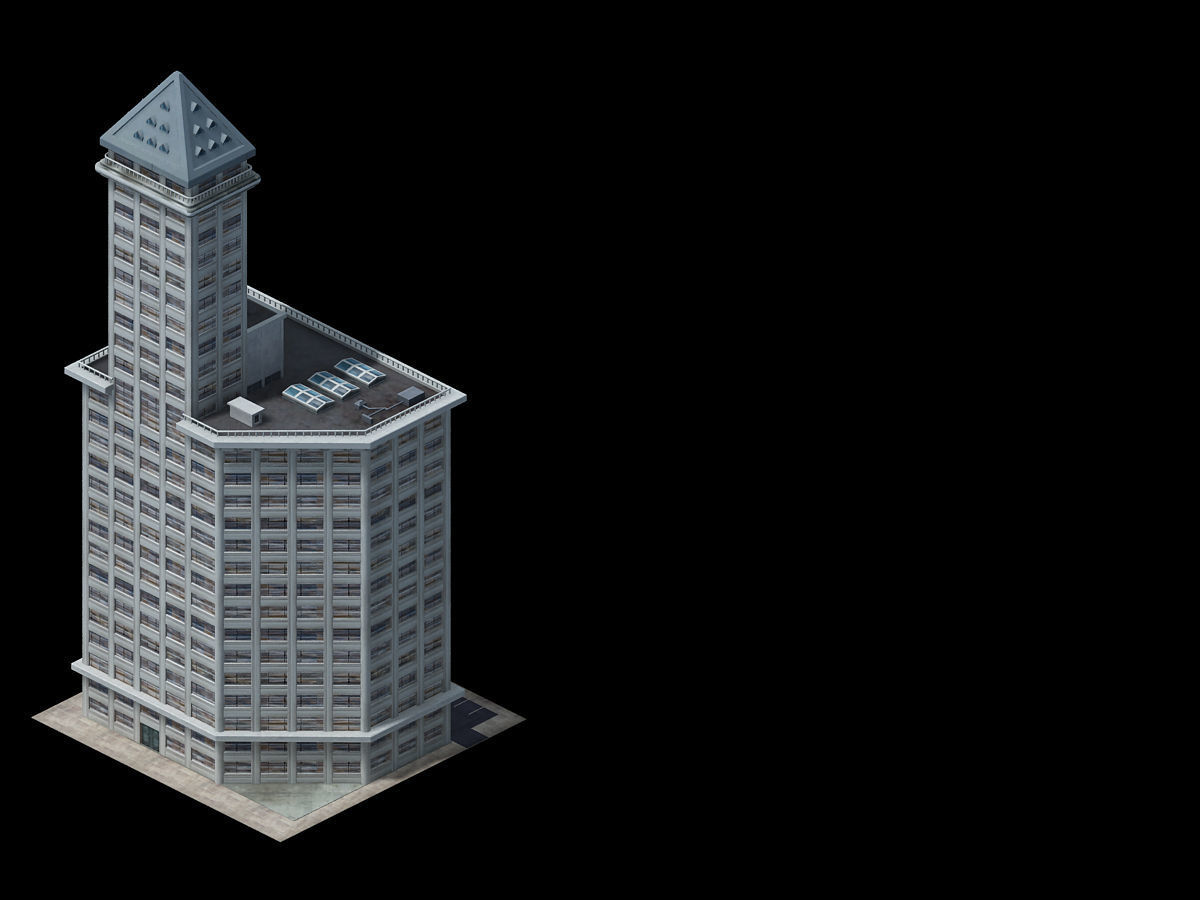 Heterogeneous - Building 08 3D model | CGTrader