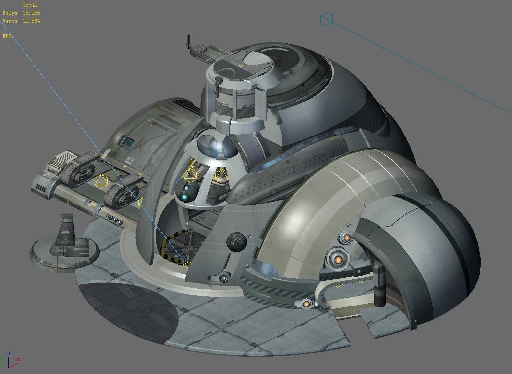 Heterogeneous-architectural-semi-arched building 10 3D model | CGTrader