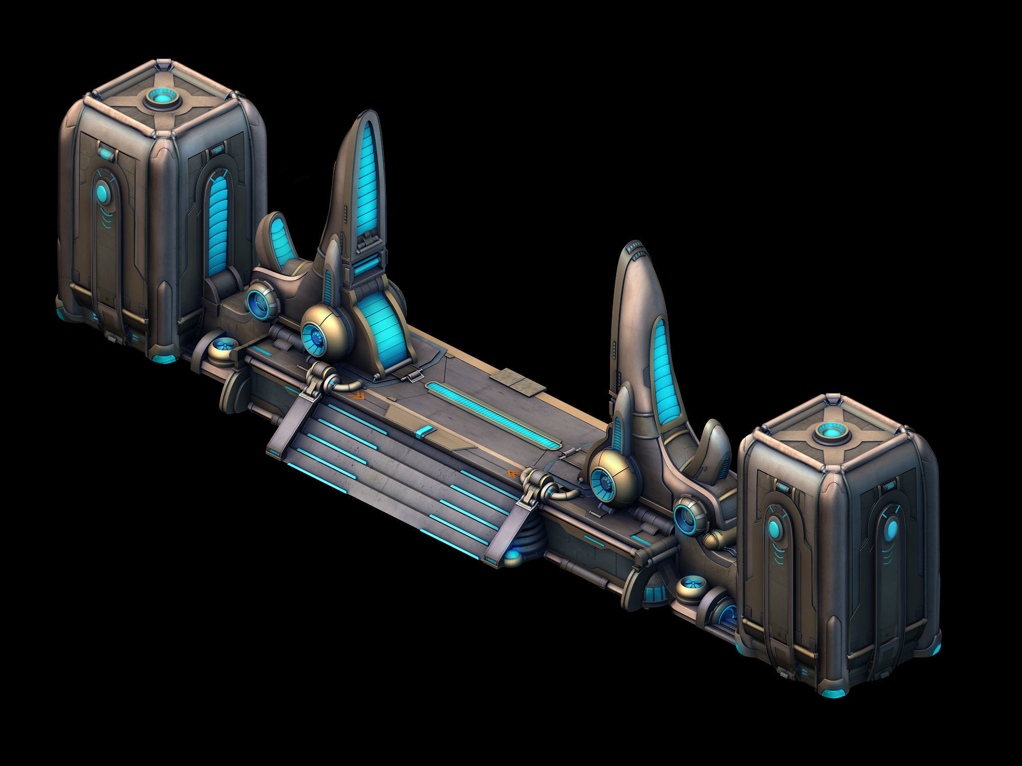 Different dimension - architecture - city gate 3D model | CGTrader