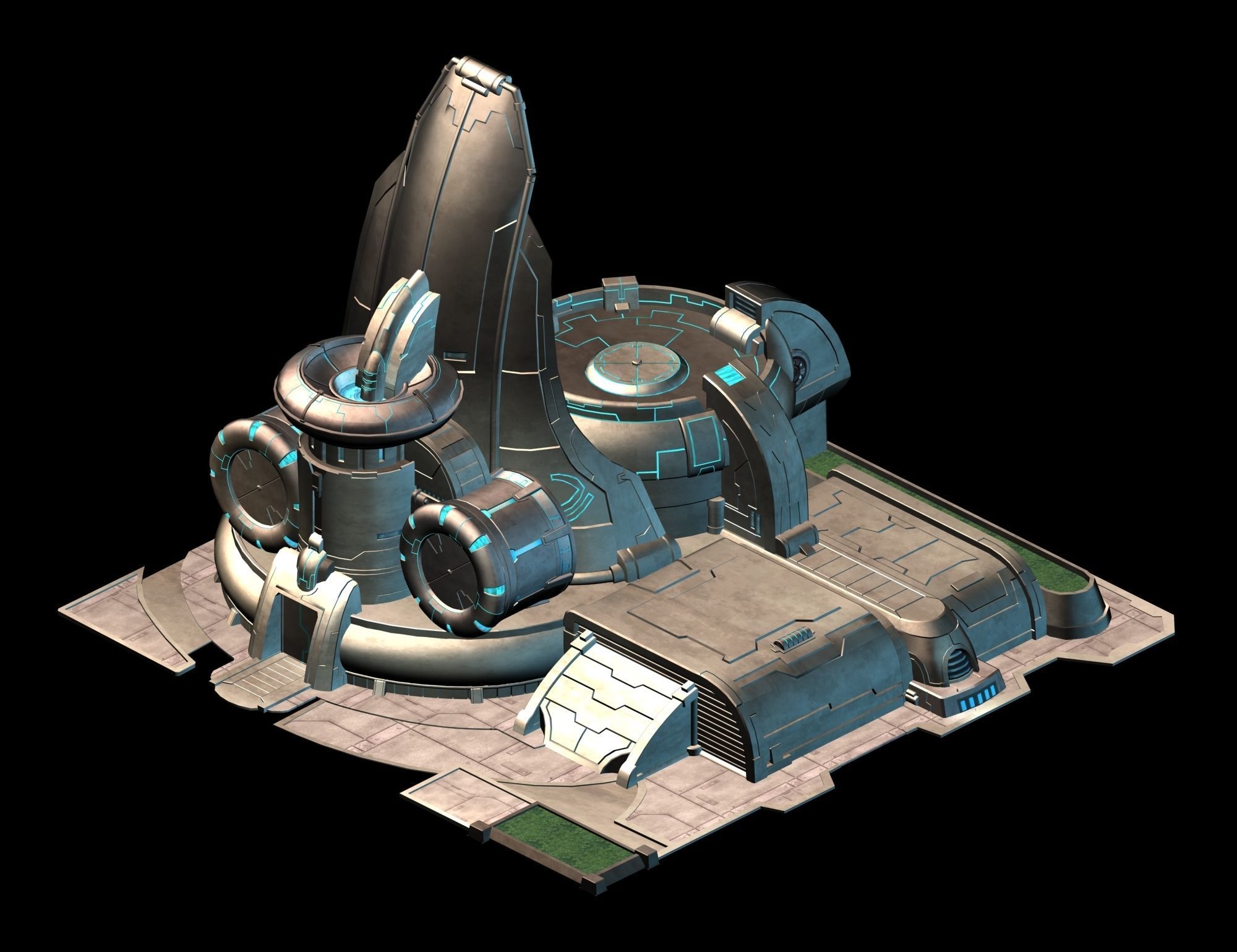 Different dimension - building - energy storage field 01 3D model ...