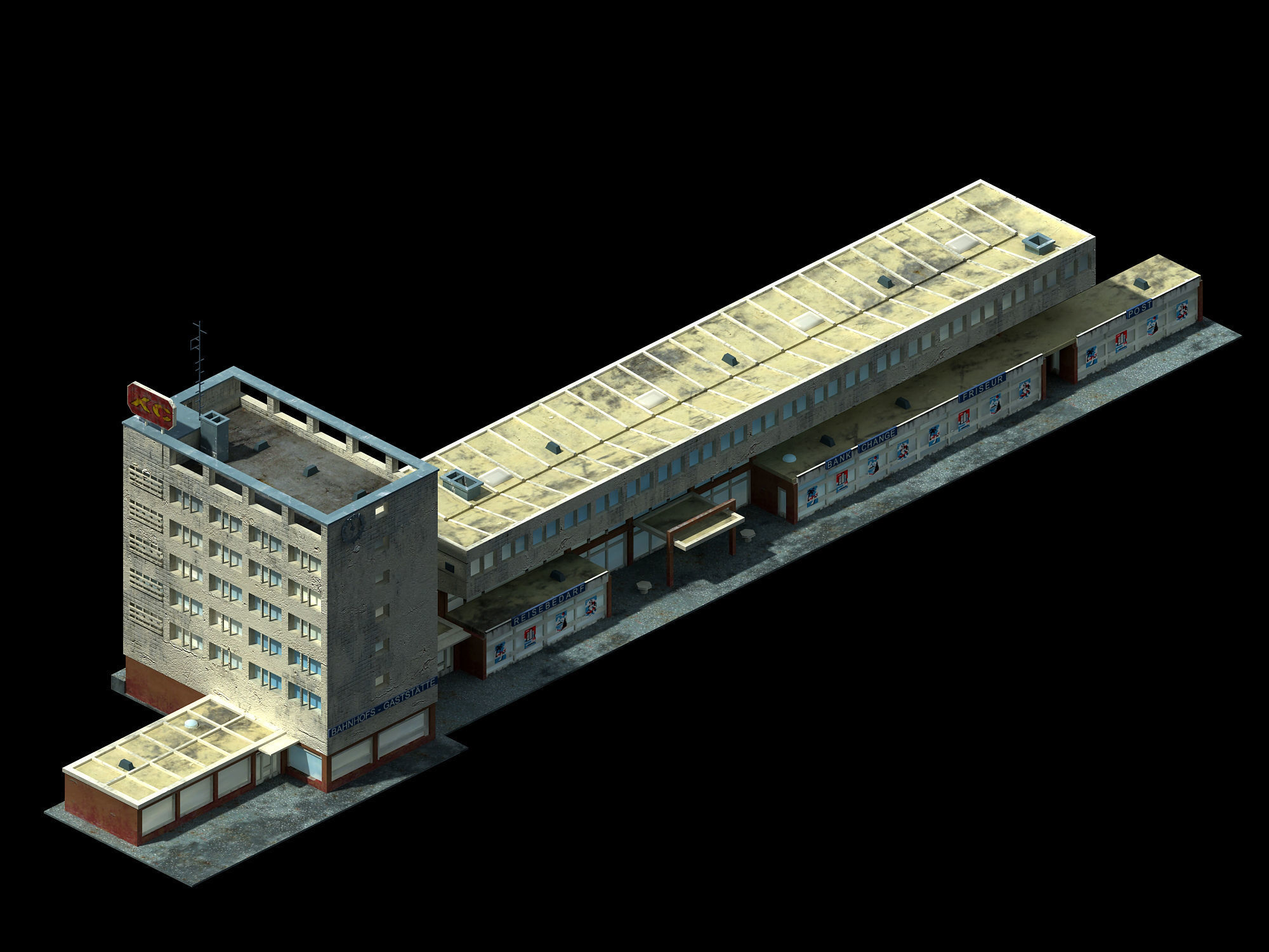 Heterogeneous - Architecture - Building 06 3D model | CGTrader
