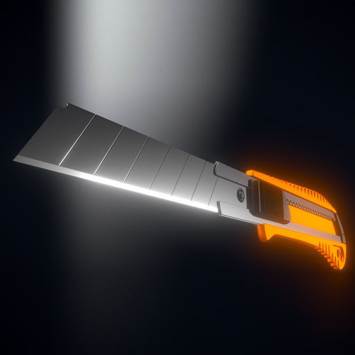 Modelling and Retopology a Box Cutter in Blender - Time Lapse Video ...