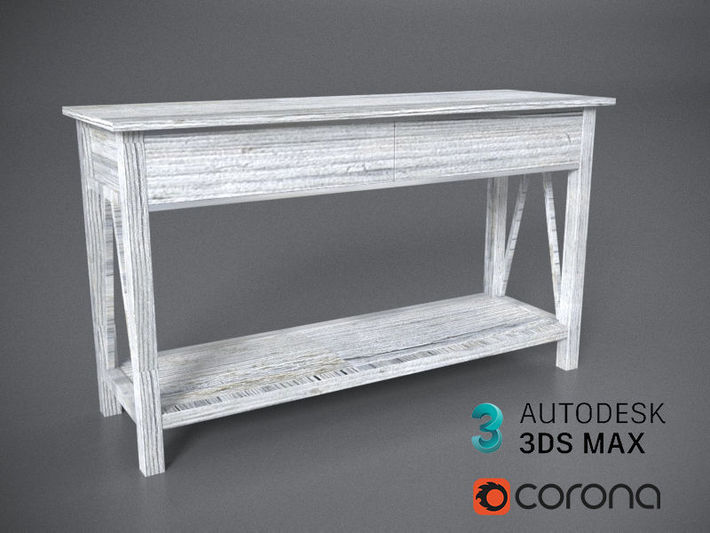 Console Table Modelling and Render (3Ds Max and Corona Render) For Beginner