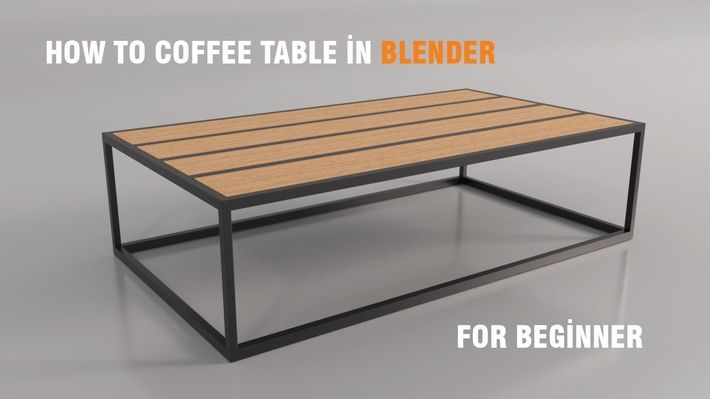How to make coffee table in blender