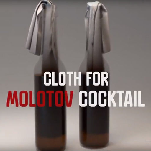 Cloth for Molotov cocktail