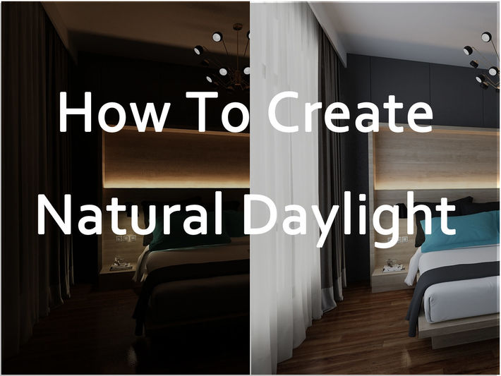How to create natural sunlight using 3ds max vray