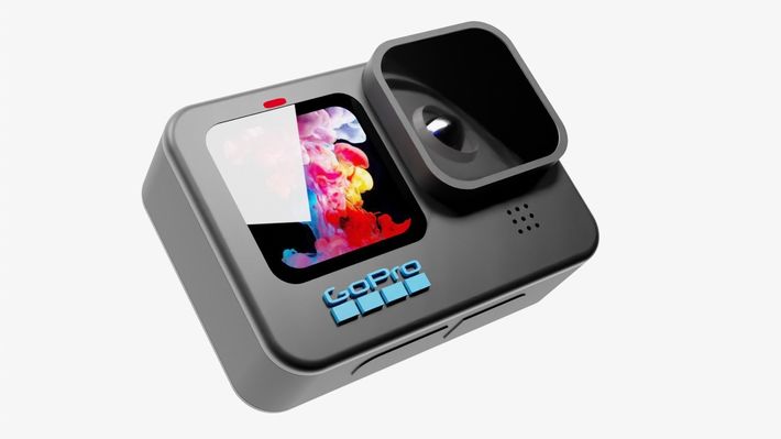 Modeling gopro hero 10 in blender