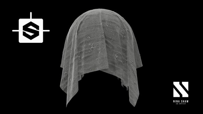 TIMELAPSE | Substance Designer Tutorial | Cloth fabric