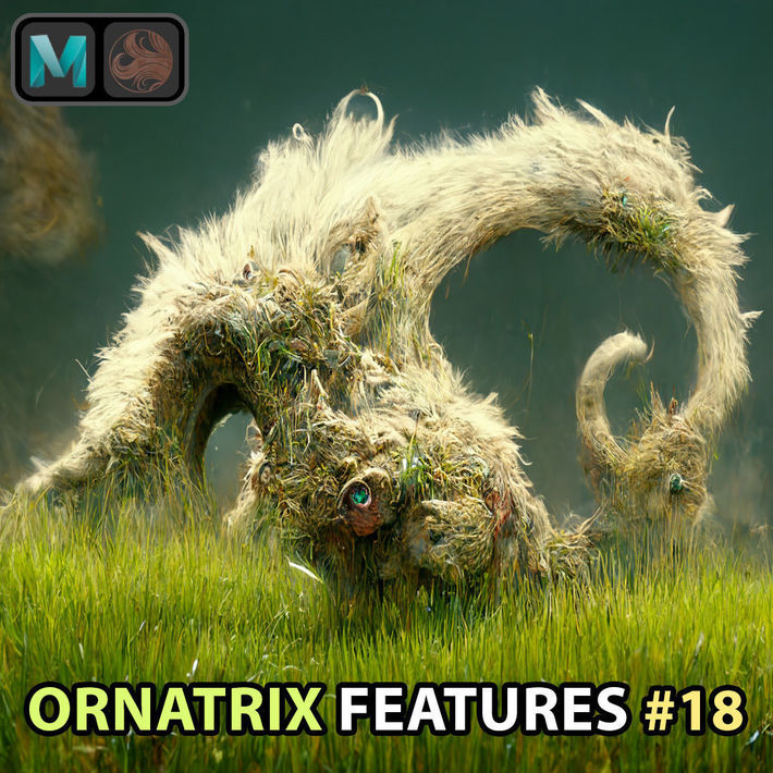 Ornatrix Features #18 - Rotate Elastic Mode in Maya.