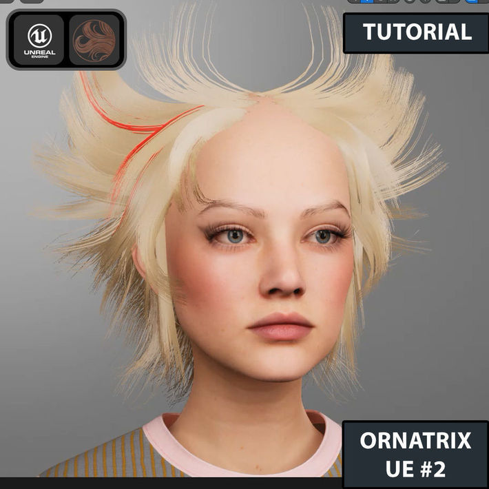 Ornatrix UE 5: Create/Delete Brushes for Metahuman hairstyle in Unreal Engine 5