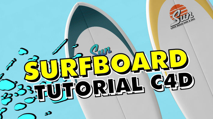 3D Surfboard Tutorial Cinema 4D