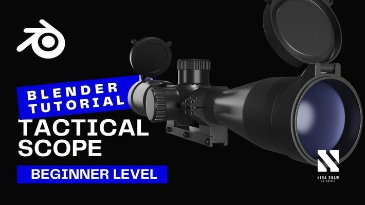 Tactical Scope | Blender Tutorial