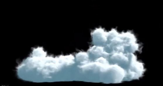 Advanced Custom cloud system using particle flow